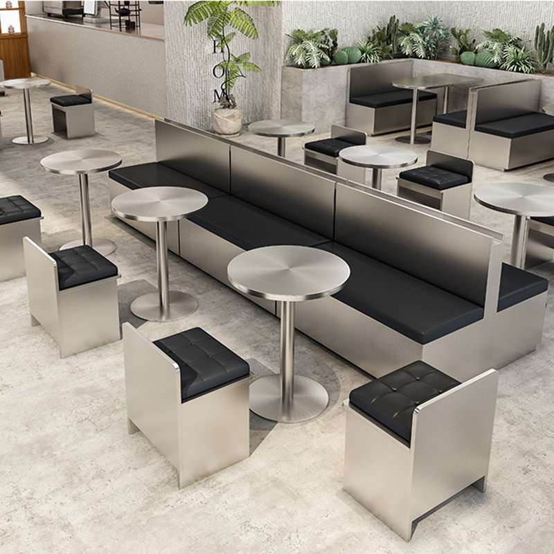 Canadian Linen Modern industrial style restaurant cafe bench | Wayfair