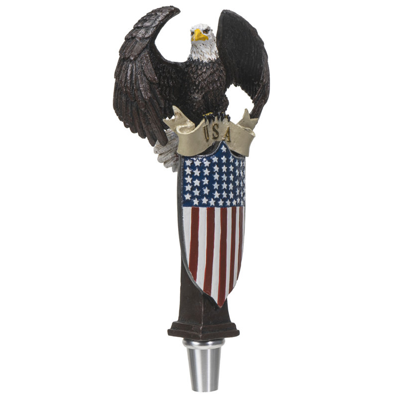 Trinx Patriot Eagle Shield Beer Tap Pull Handle | Wayfair