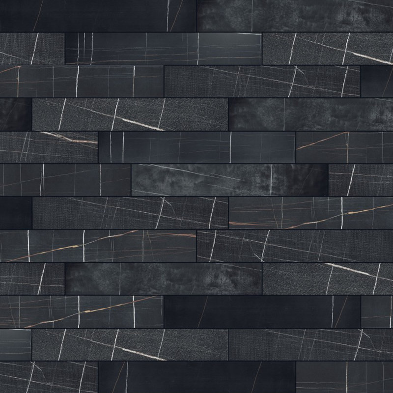 Encore Surfaces Marble Experience Shara Noir 4" x 12" Marble Look ...