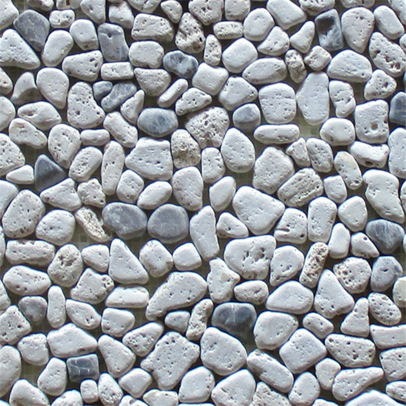 Marble Online 12" x 12" Marble Mosaic Pebbles Wall & Floor Tile | Wayfair