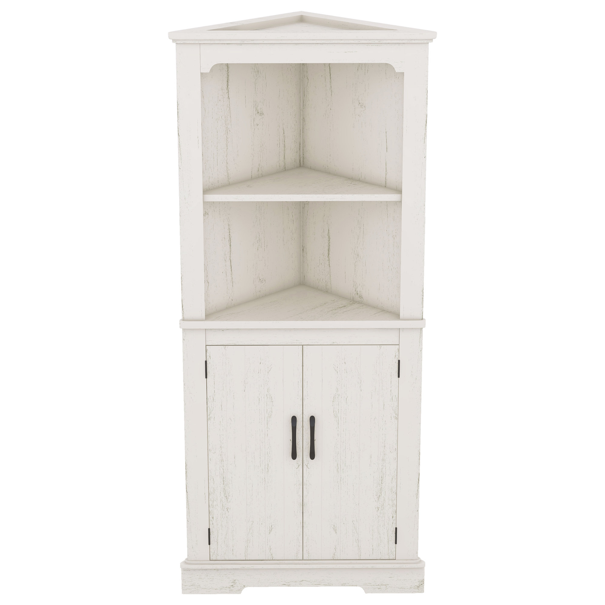 Gracie Oaks Modern Tall Corner Cabinet | Wayfair
