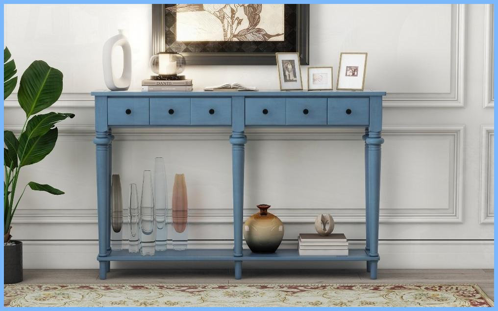 Darby Home Co TREXM Vintage Pine Coffee Table for Entryway/Living Room ...