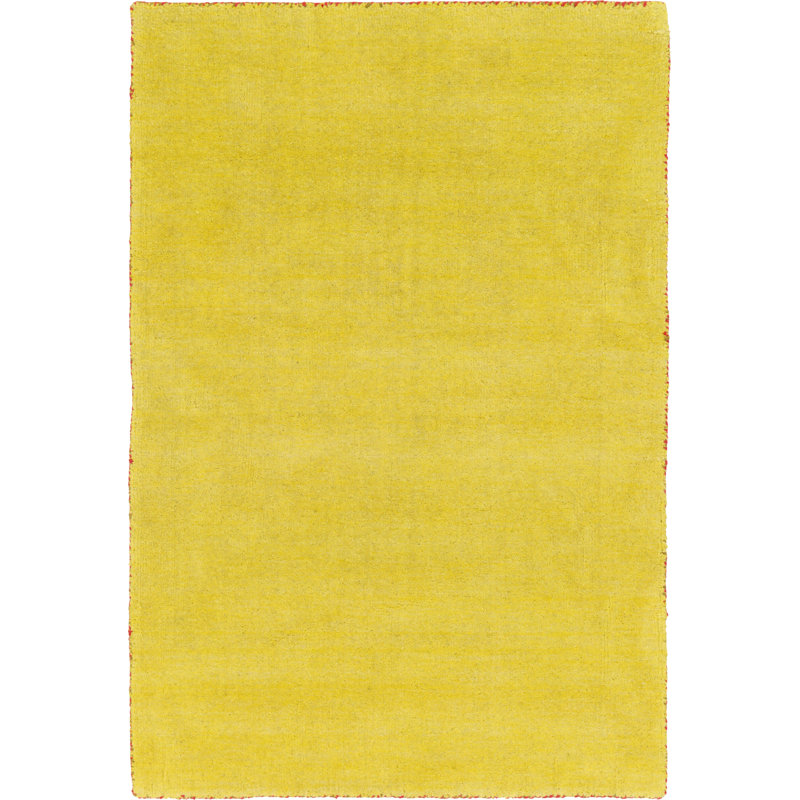 Latitude Run® Taul Wool Yellow Rug & Reviews | Wayfair