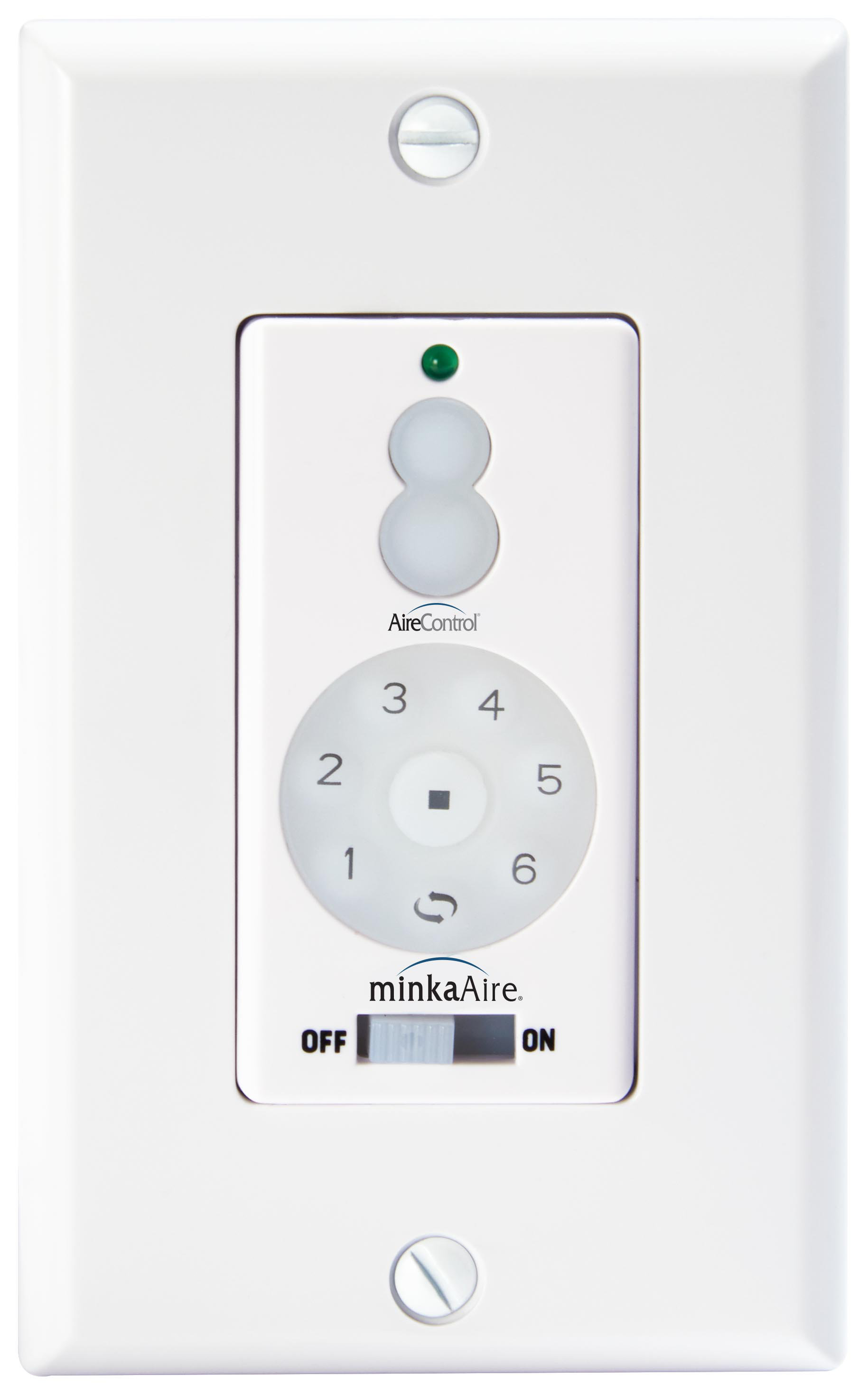 Minka Aire Dc Fan Wall Control In White Finish | Wayfair