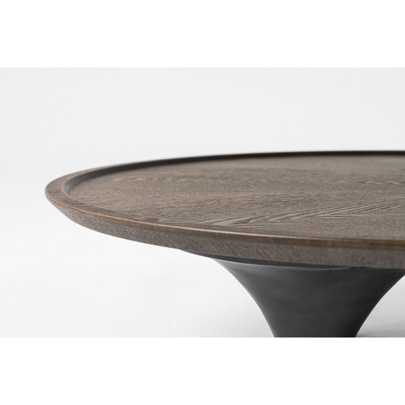 Benjara 64 Inch Coffee Table, Free Form Irregular Top | Wayfair