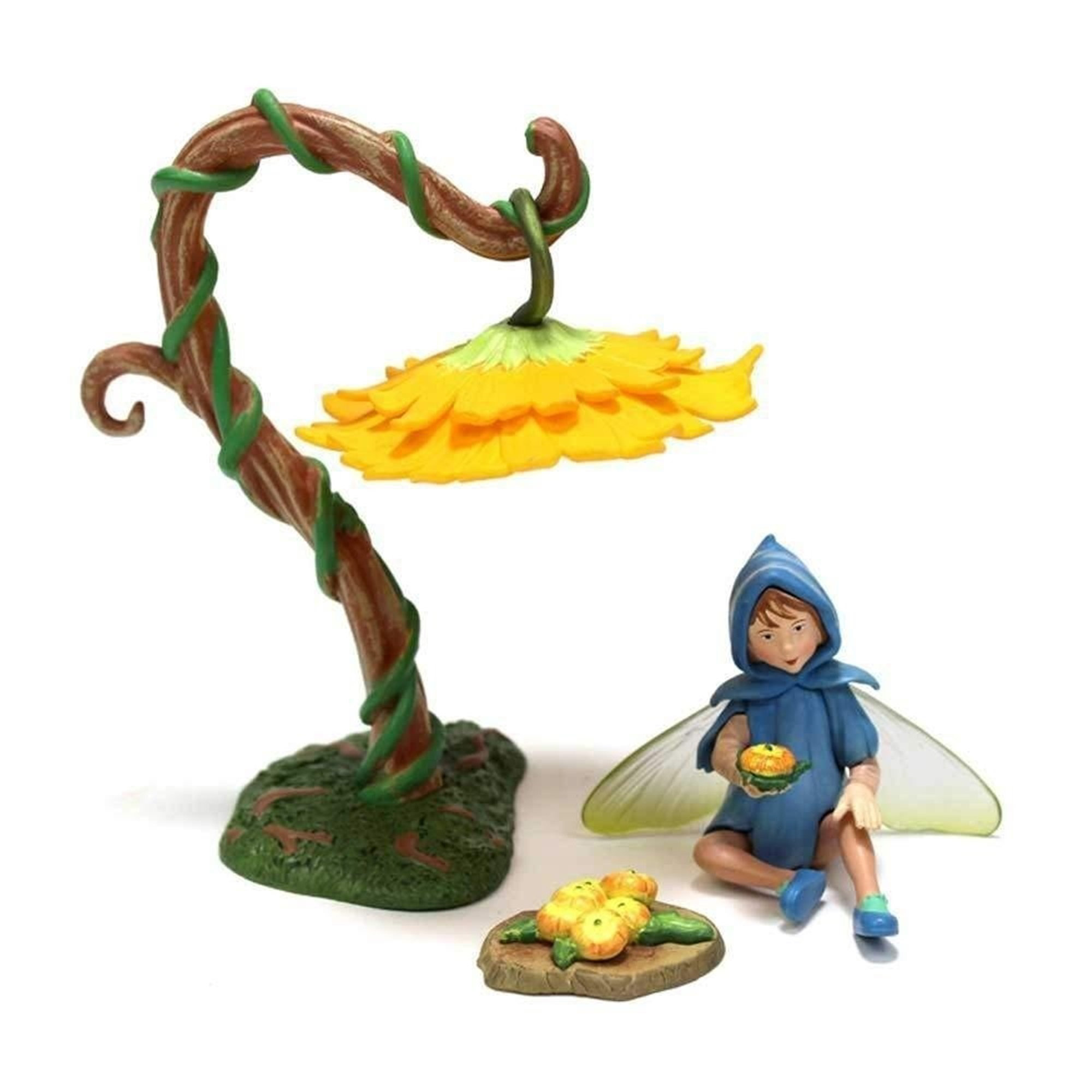 Arlmont & Co. Myrrin Secret Garden Scilla Fairy with Umbrella Flower ...