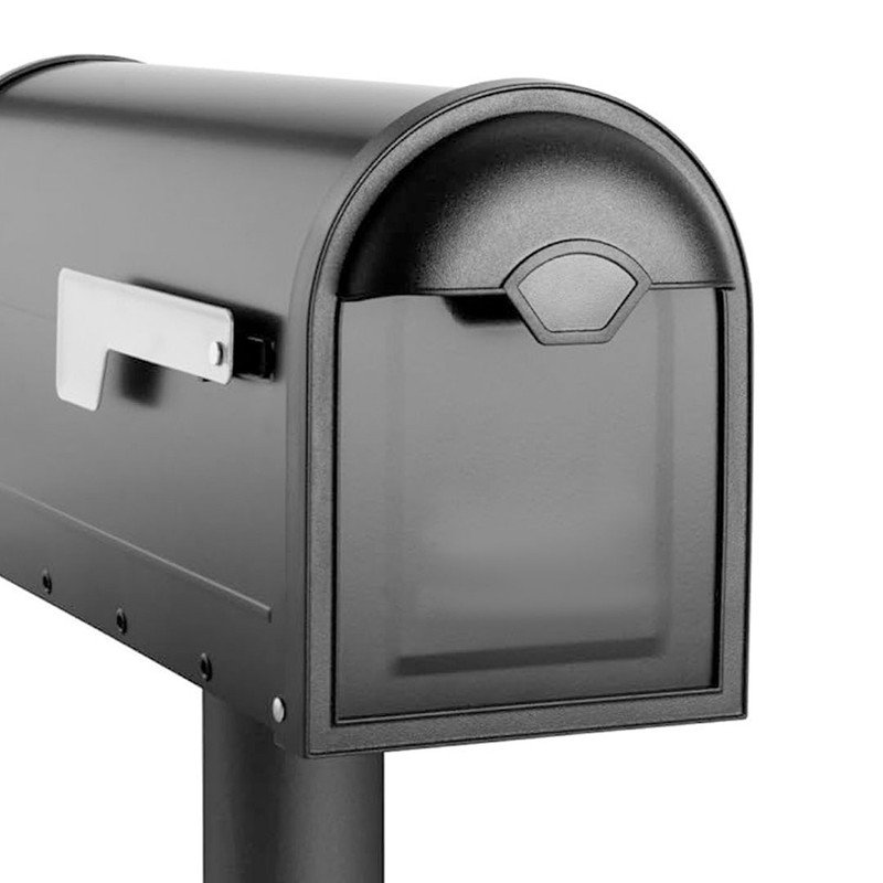 ZILNOX Metal Post Mount Mailbox, Medium, Textured, Molded, Resin ...