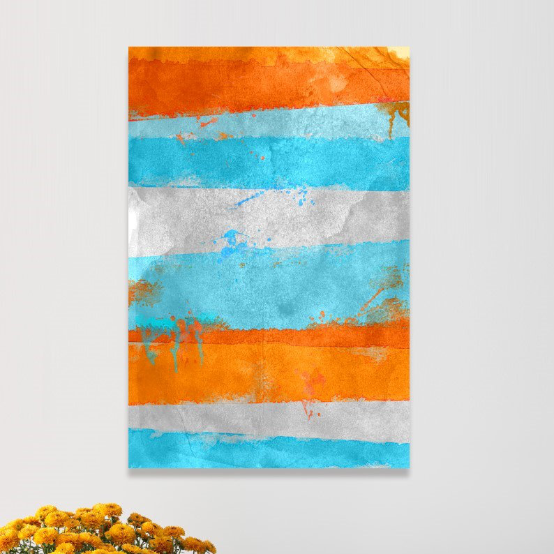 Oliver Gal Burst Creative Paradise - Wrapped Painting on Canvas ...