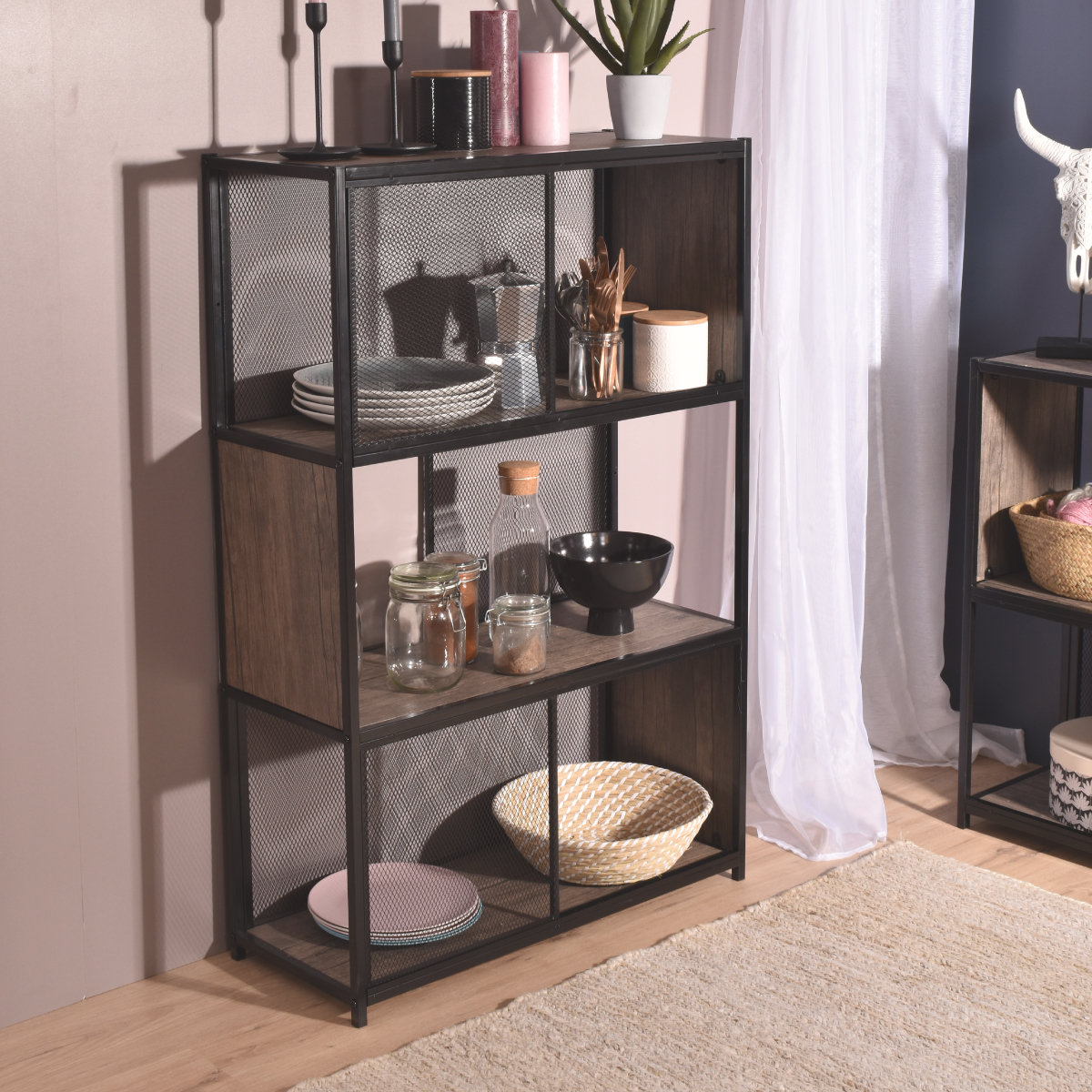 Trent Austin Design San Bruno 114.5cm 3 Shelving Unit | Wayfair.co.uk
