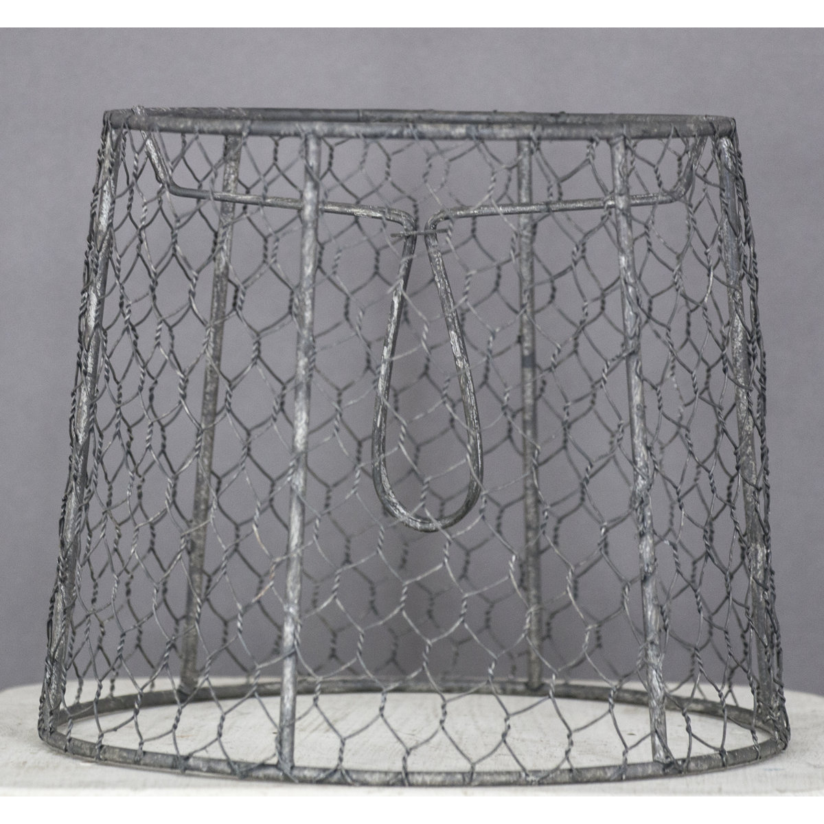 Williston Forge 5" H Metal Chicken Wire Drum Lamp Shade ( Clip On ) in ...