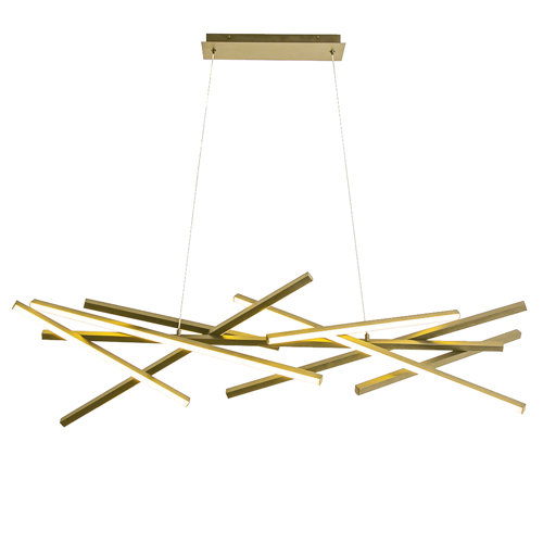 Mercer41 Xyanna Dimmable LED Irregular Chandelier | Wayfair