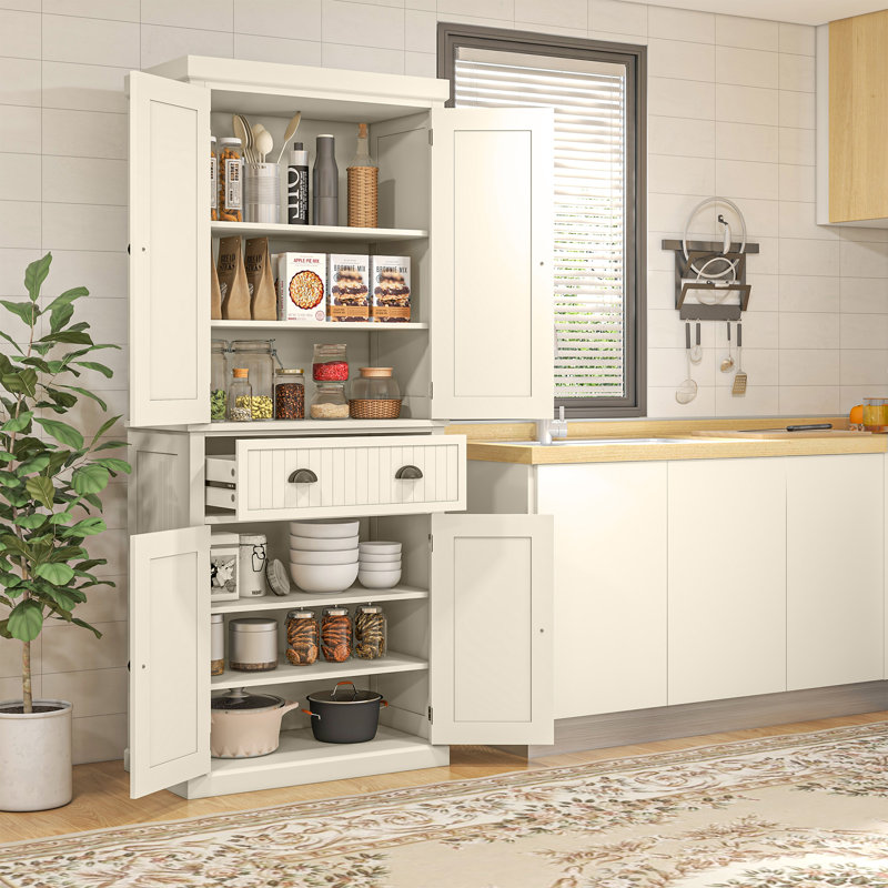 Dakota Fields Freestanding Tall Storage Cabinet | Wayfair