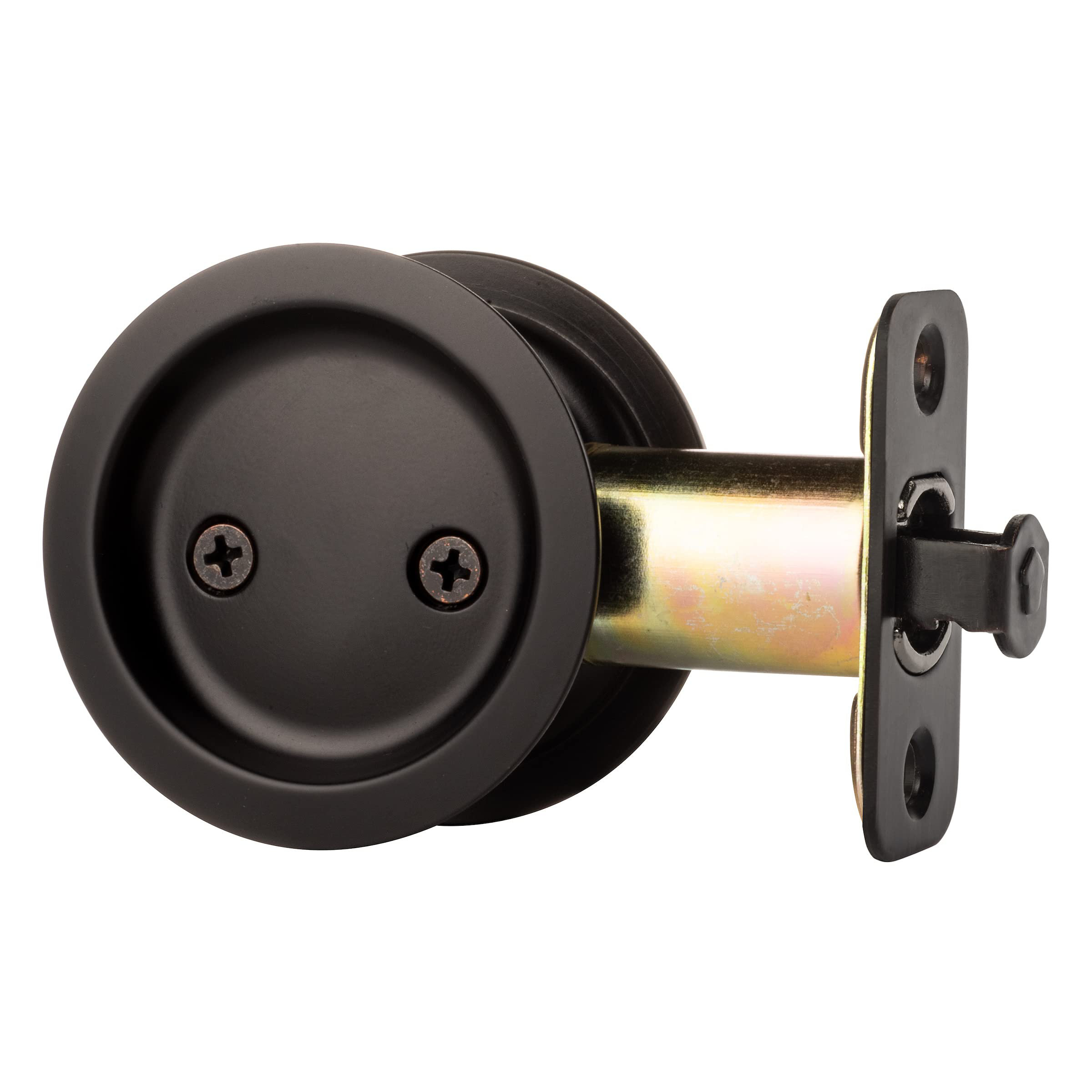 TAIZHOUGUANGRUI Pocket Door Latch, Round Sliding Handle For Hall Or ...