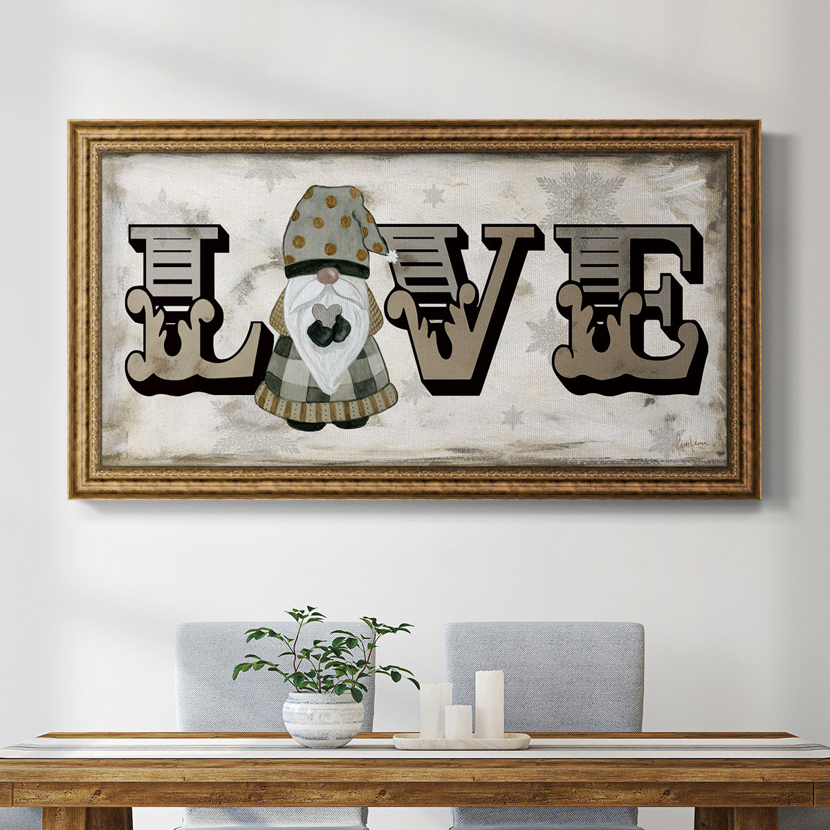 The Holiday Aisle® Winter Wonderland Friend Love - Single Picture Frame ...