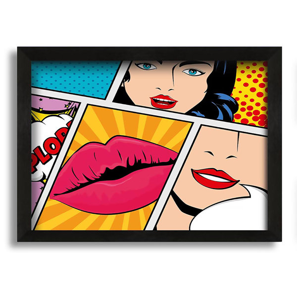 Canora Grey Comic Strip 4 - Single Picture Frame Art Prints on Canvas ...