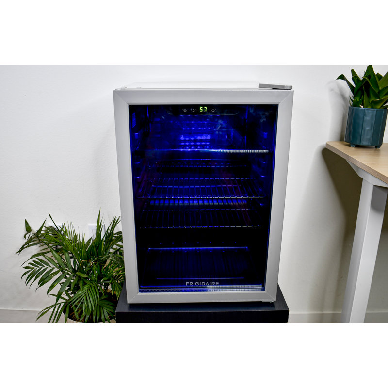 FRIGIDAIRE Beverage Refrigerator, Compact Mini Fridge with Digital ...