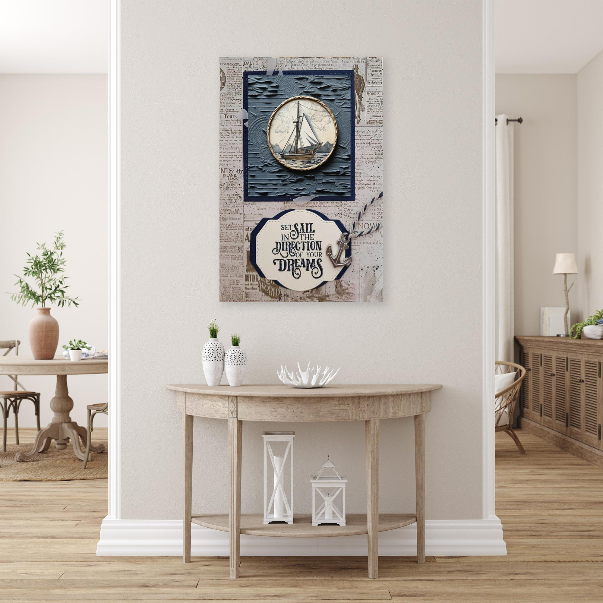 Trinx Set Sail In The Direction - 1 Piece Rectangle Graphic Art Print ...