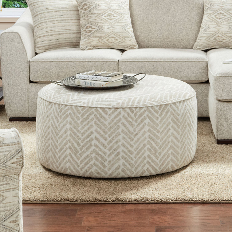 Wade Logan® Bethene Upholstered Ottoman | Wayfair