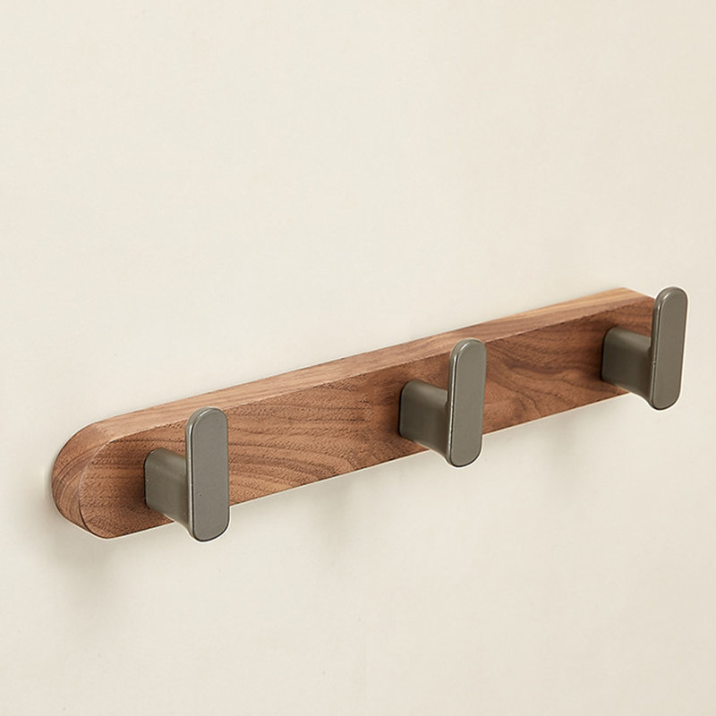 George Oliver 3 - Hook Wall Mounted Coat Rack | Wayfair