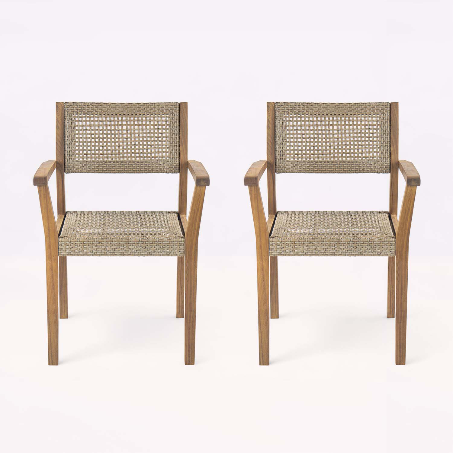 Bayou Breeze Durable and Stylish Outdoor Dining Chairs Set for All ...