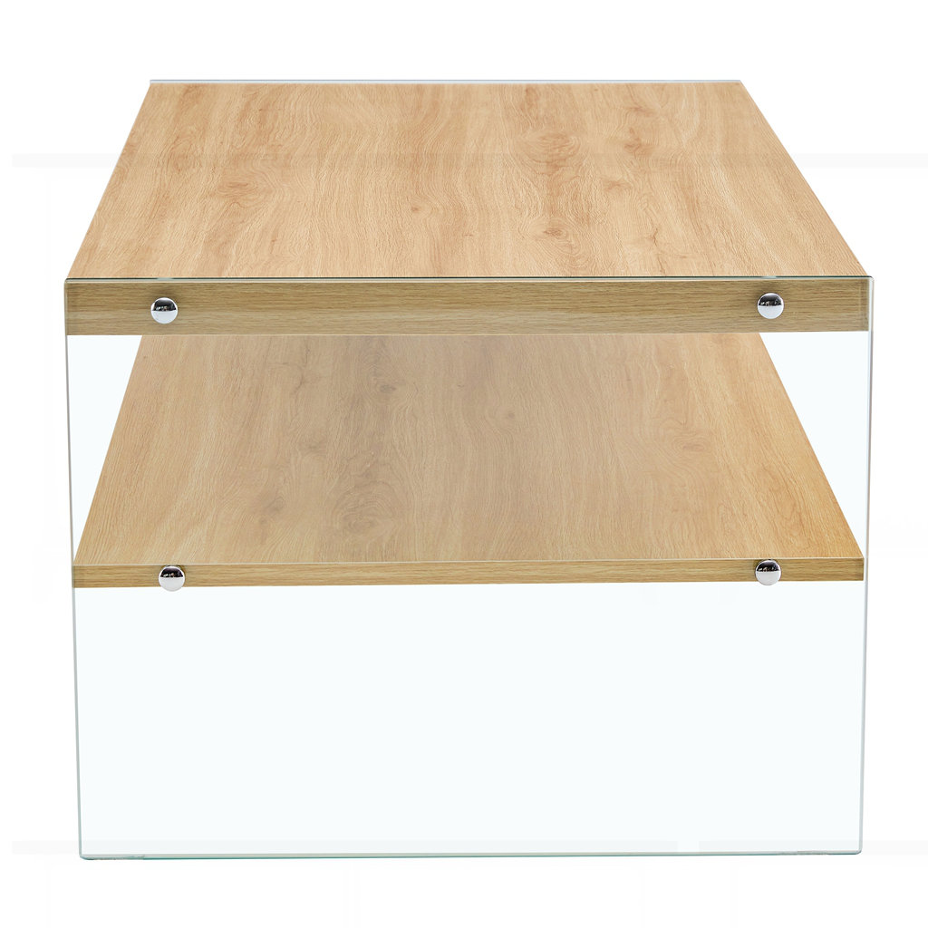 George Oliver Double Layered Rectangular Coffee Table | Wayfair