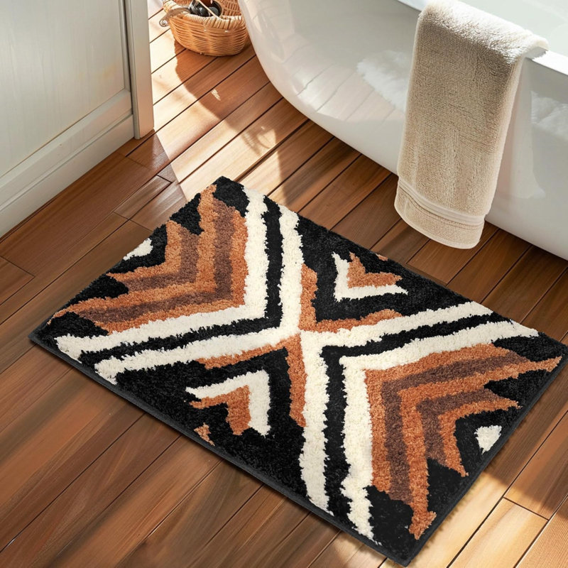 Union Rustic Small Bathroom Rugs Non Slip Washable Bath Mats Rugs | Wayfair