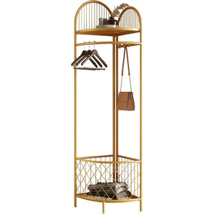 Metal Hall Trees You'll Love | Wayfair