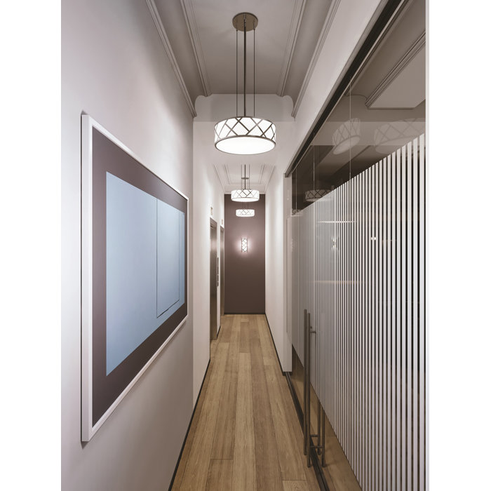 Wrought Studio Jotunheim 2 - Light Nickel LED Single Pendant | Wayfair