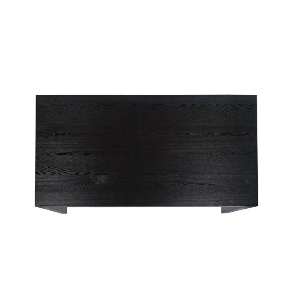 Joss & Main Gabler 64'' Ash Wood Waterfall Dining Table | Wayfair