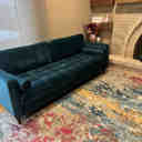 George Oliver Elsner 88" Velvet Square Arm Sofa & Reviews | Wayfair
