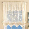 One Allium Way® Floral Lace Balloon Sheer Single Curtain Panel ...