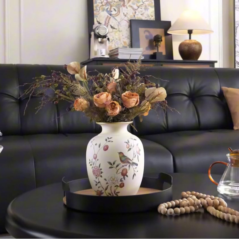 Lark Manor™ Ceramic Flower Vase Vintage Home Decor | Wayfair