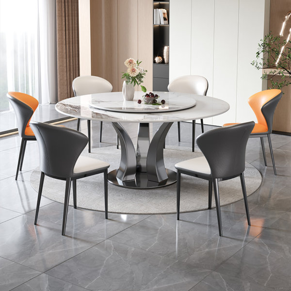 Orren Ellis Dunte 9 - Piece Pedestal Dining Set - Wayfair Canada