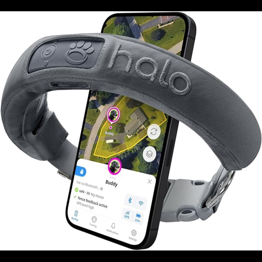 Invenitiah Halo Collar 3 - GPS Dog Fence - Multifunction Wireless Dog ...