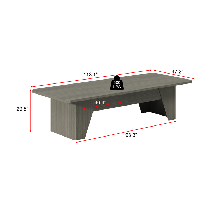 Latitude Run® 118"W*47.2"D Dinning Table - Wayfair Canada
