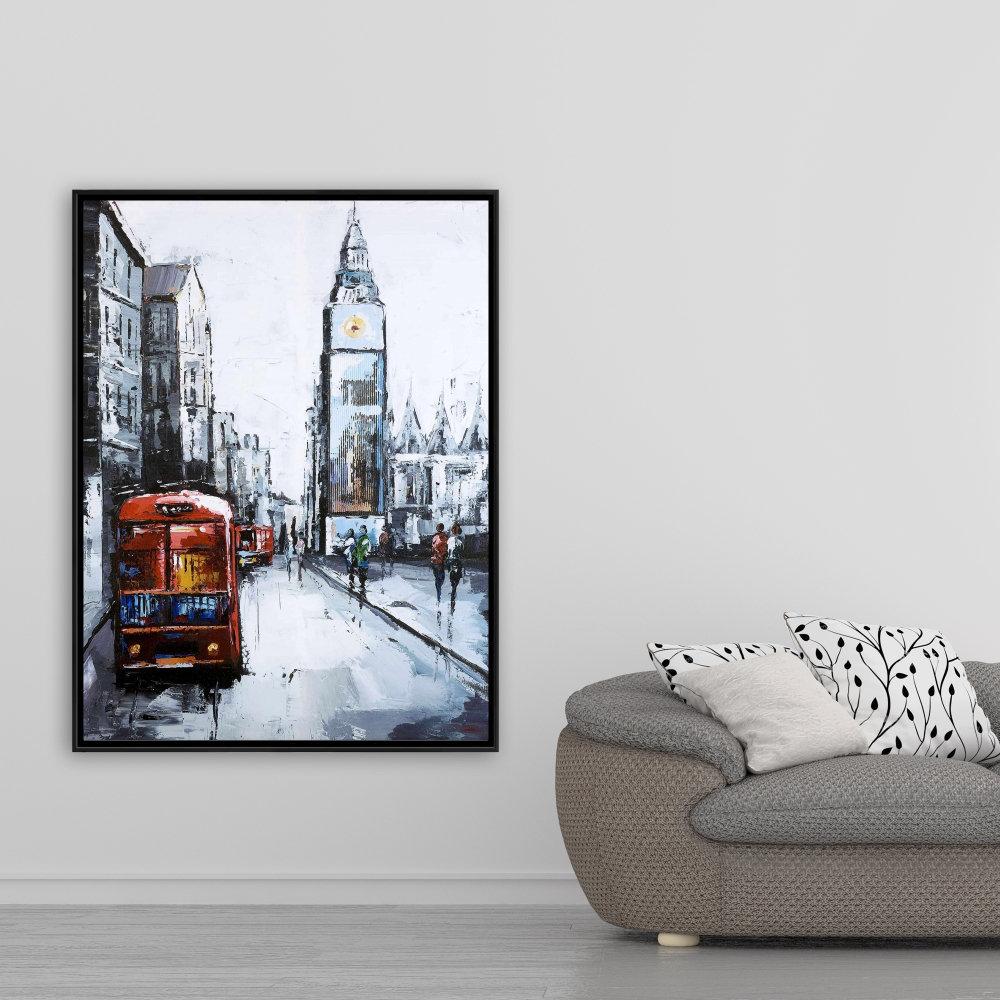 Begin Edition International Inc. " Abstract London And Red Bus " on ...