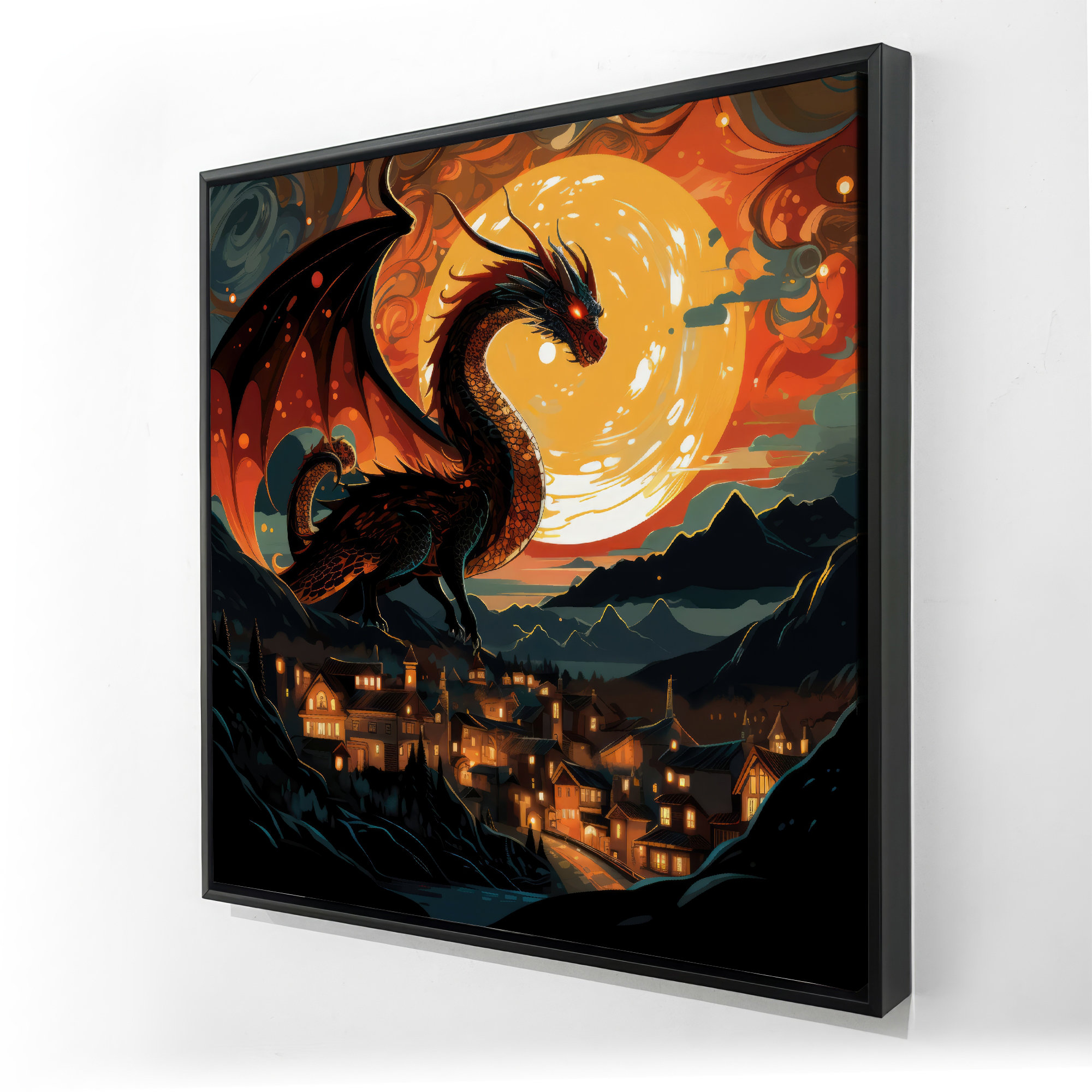 Concius Sales Imminent destruction - 36"x36" Framed canvas | Wayfair