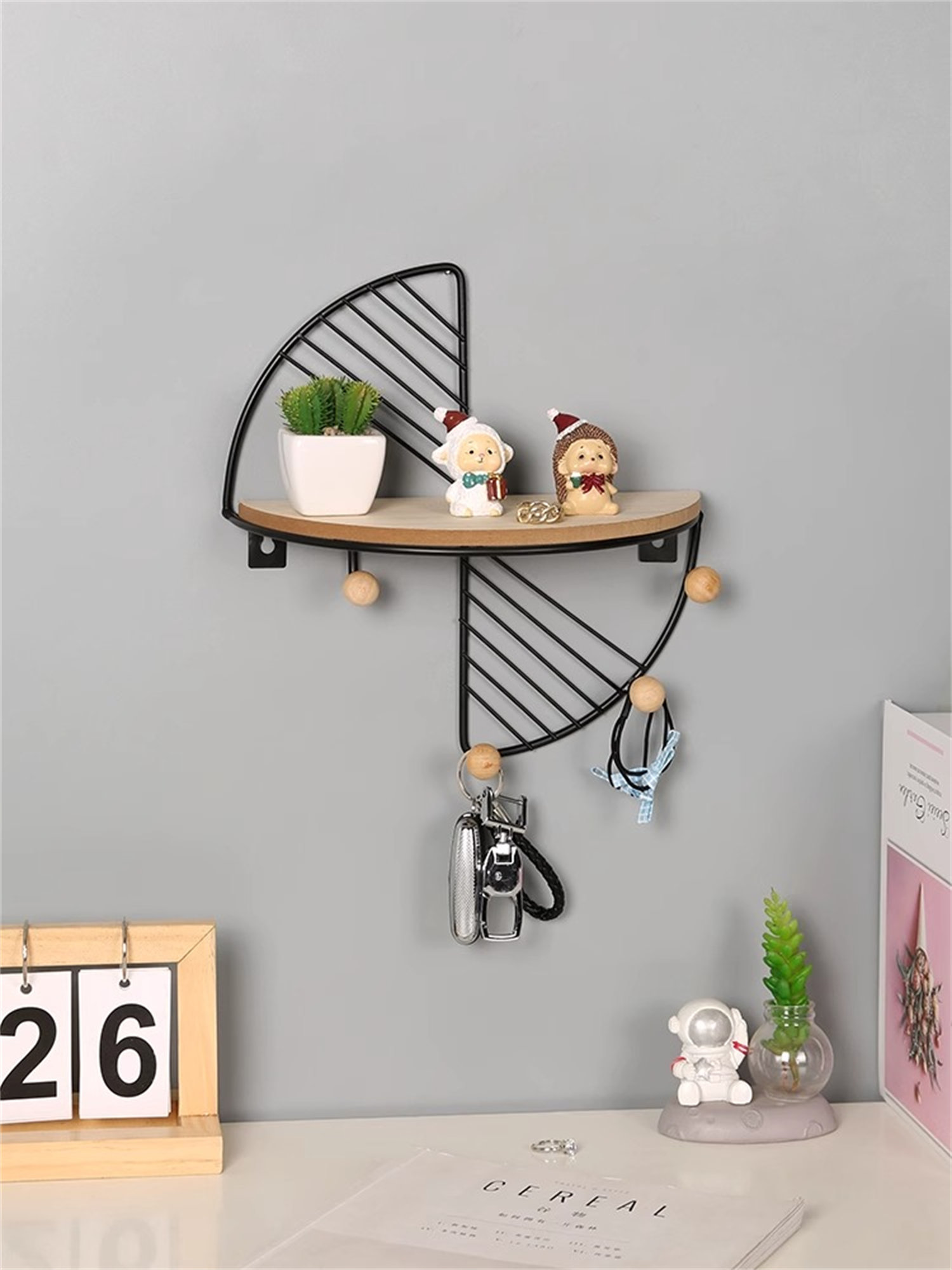 17 Stories Gurnea Metal Floating Shelf | Wayfair