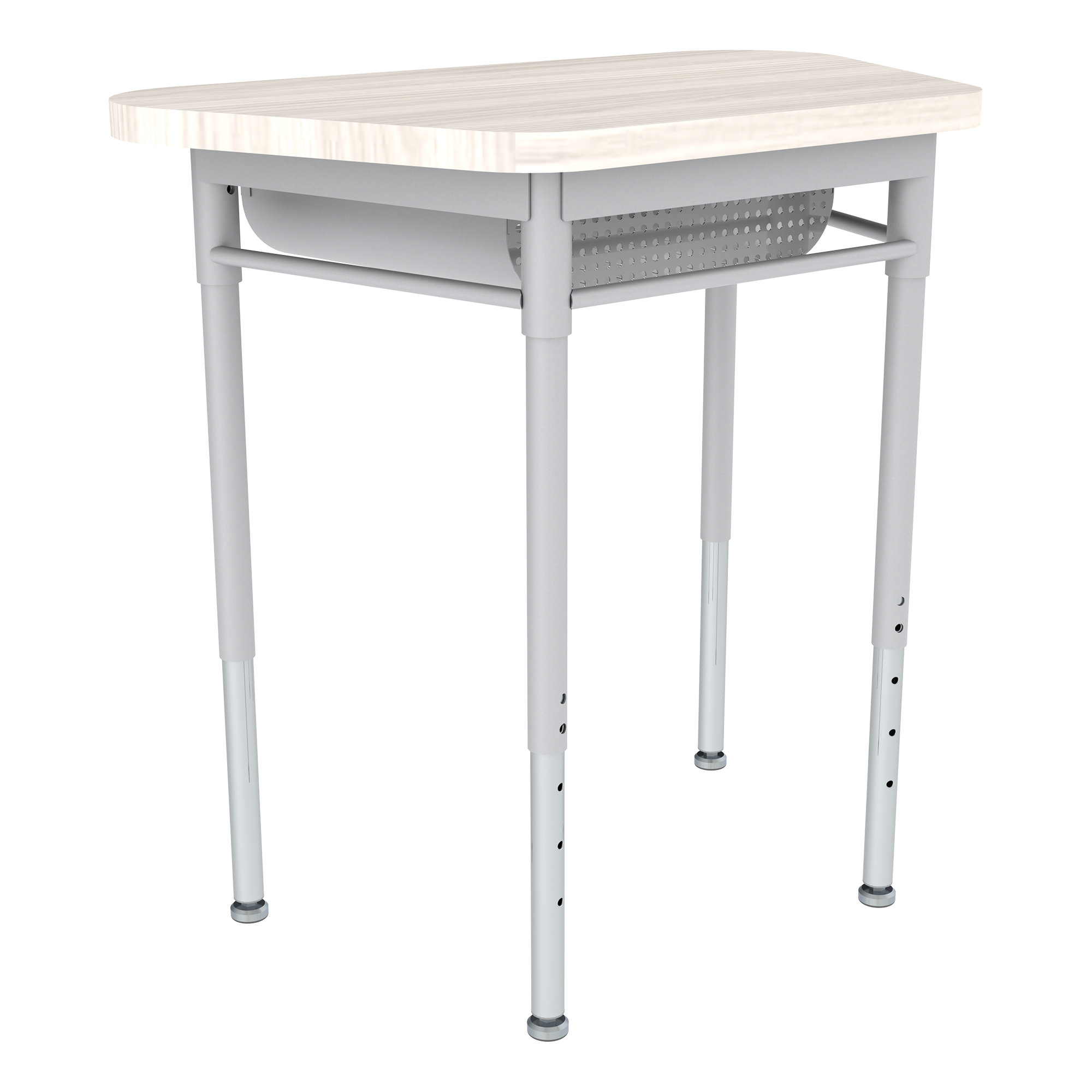 Learniture Trapezoid Collaborative Adjustable Height Open Front Student ...