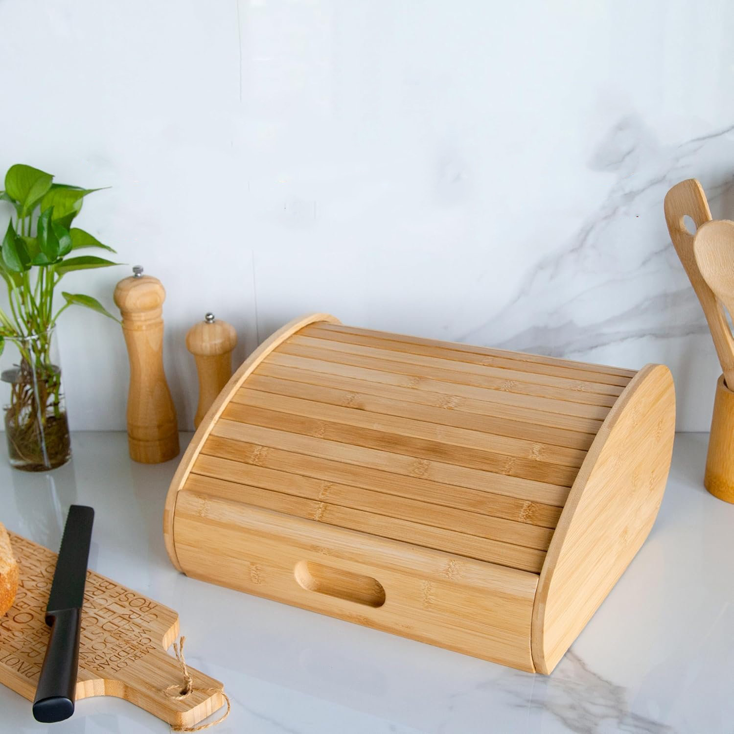 One Allium Way Bread Box Kitchen for Countertop Food Storage - Wayfair ...