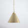 Birch Lane™ Dimson 1 - Light Tapered Metal Pendant | Wayfair