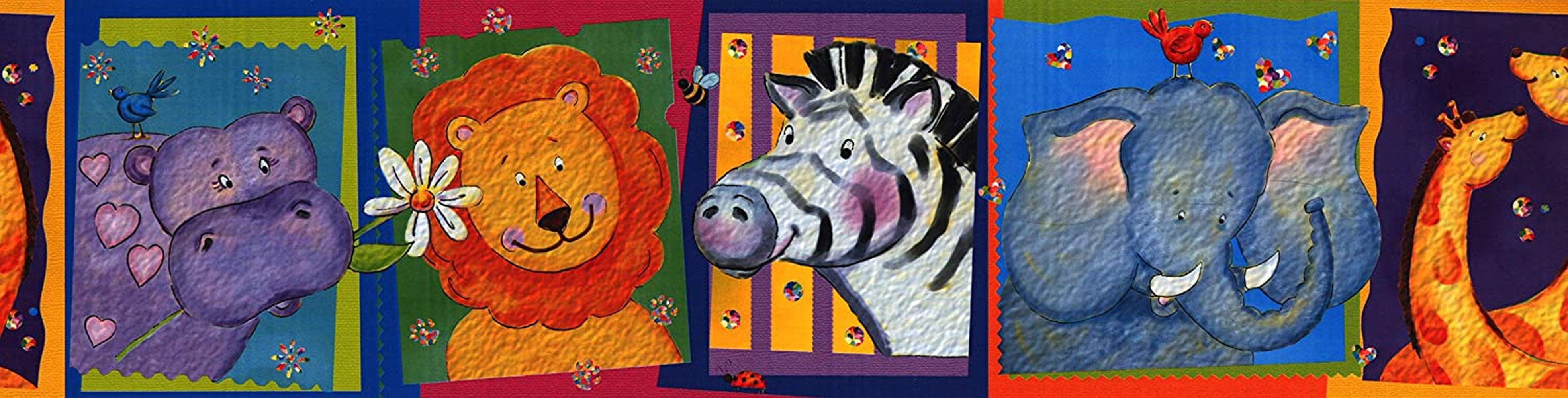 Indigo Safari SantaClara 15' L x 6" W Wallpaper Border | Wayfair