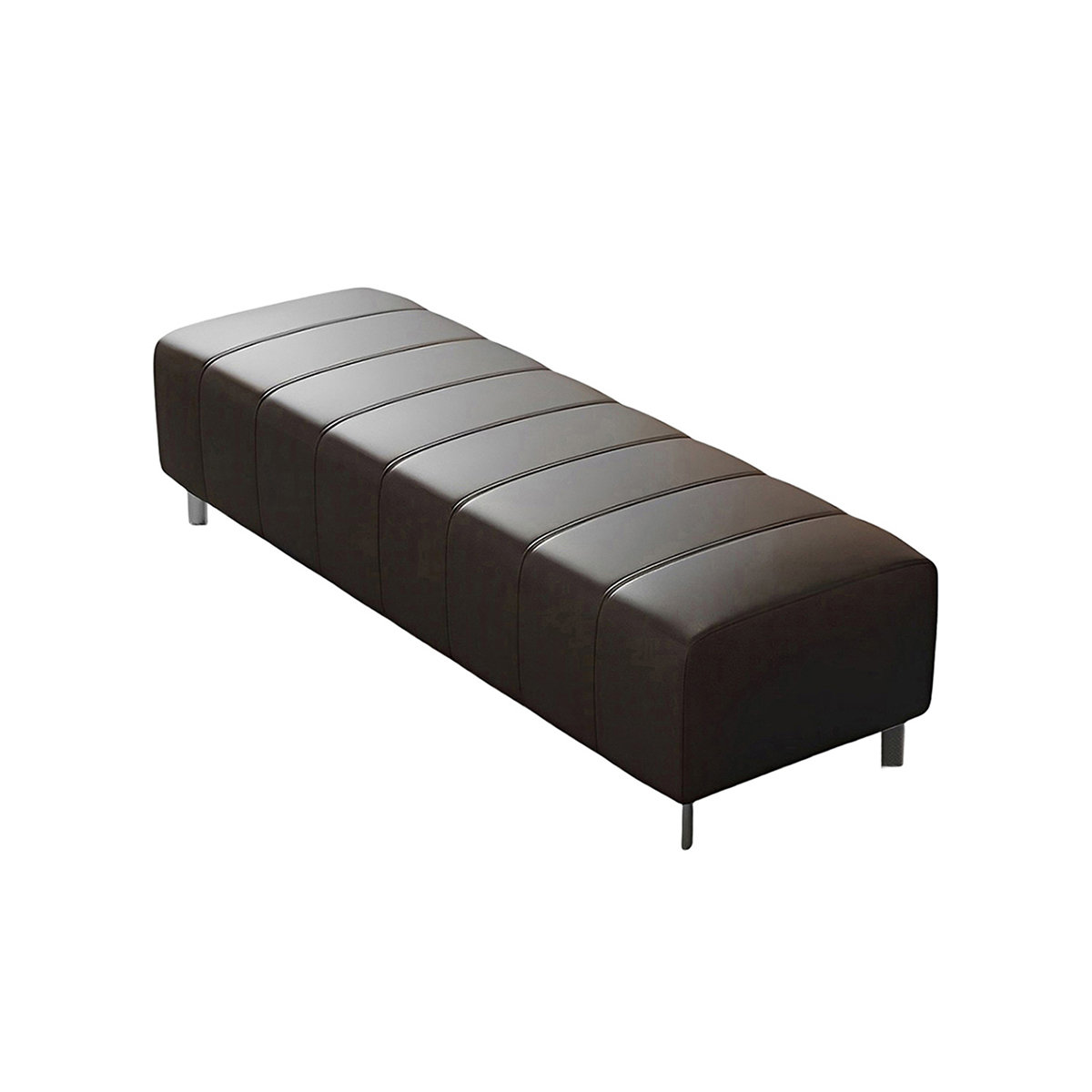 Hokku Designs Nailani Leather Match Upholstered Bench | Wayfair
