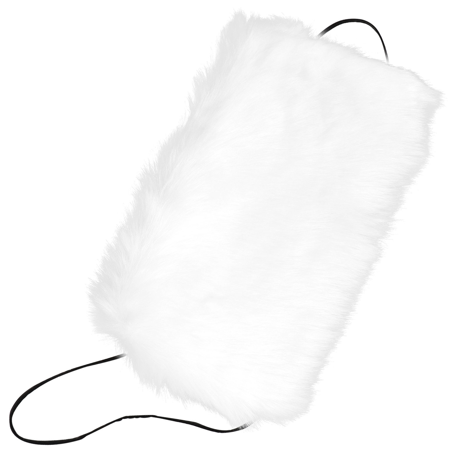 Homemaxs Faux Fur Hand Warmer Women Furry Plush Muffler Fuzzy Pouch Arm ...