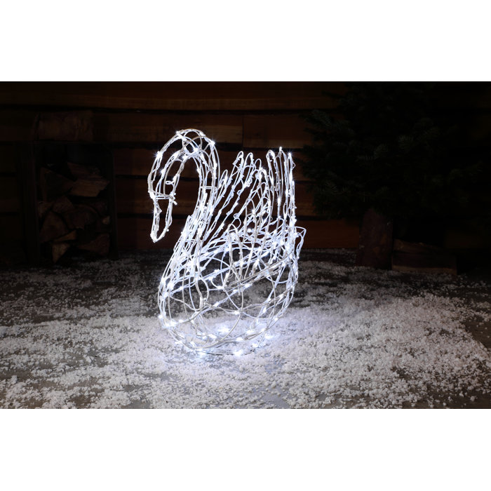 Dakota Fields Serpentine Swan Lighted Display | Wayfair.co.uk