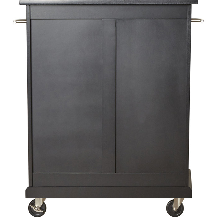 Three Posts™ Hedon Solid Wood Kitchen Cart & Reviews | Wayfair