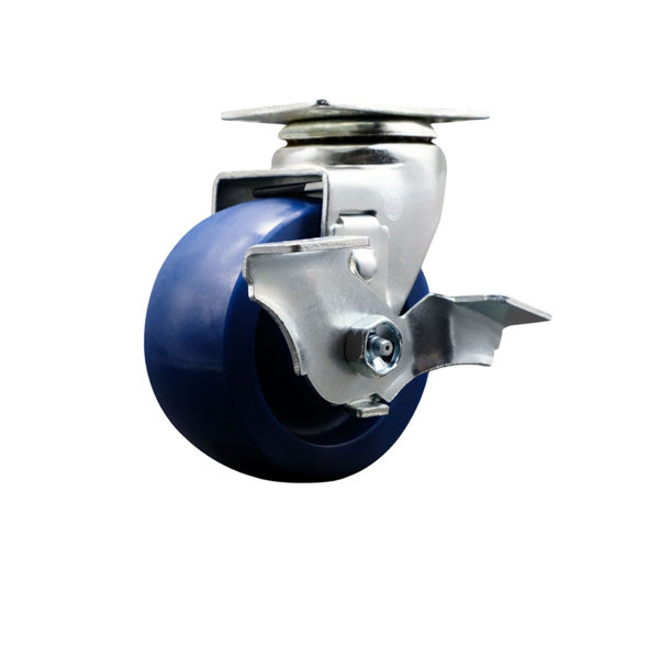 Service Caster Solid Polyurethane Swivel Caster | Wayfair