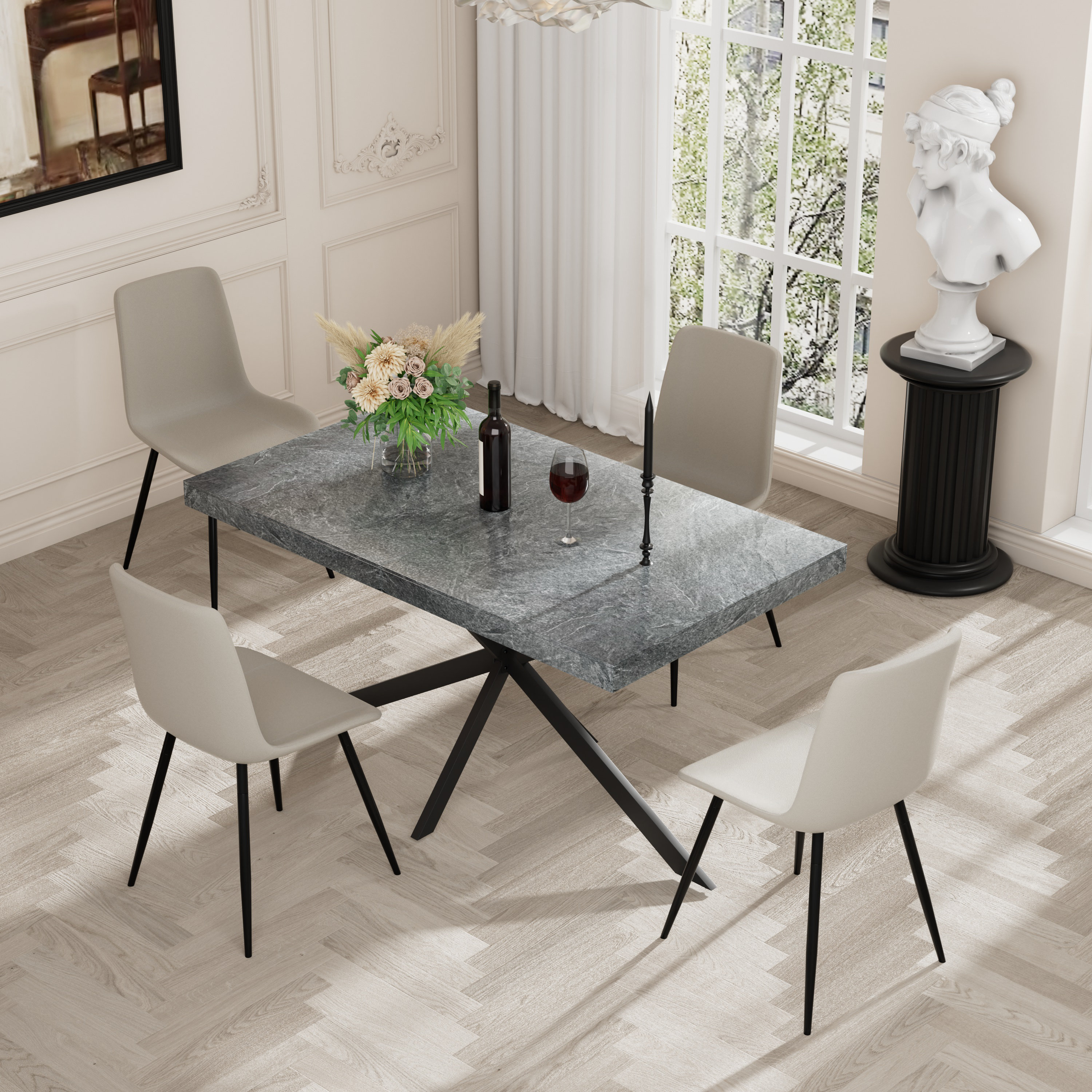 George Oliver Extendable Dining Table Set - Wayfair Canada