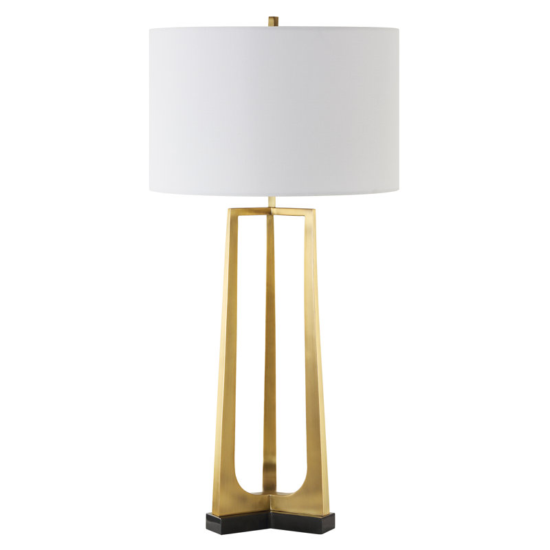 Everly Quinn Recardo Brass Table Lamp | Wayfair