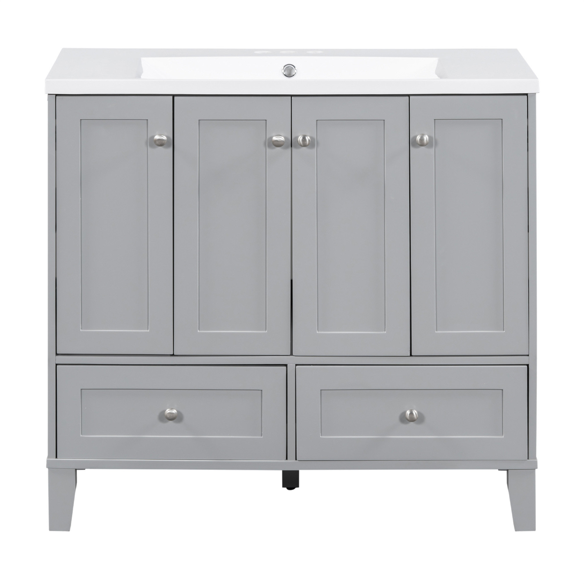 HLILish 78.2 36'' Single Bathroom Vanity Base Only | Wayfair